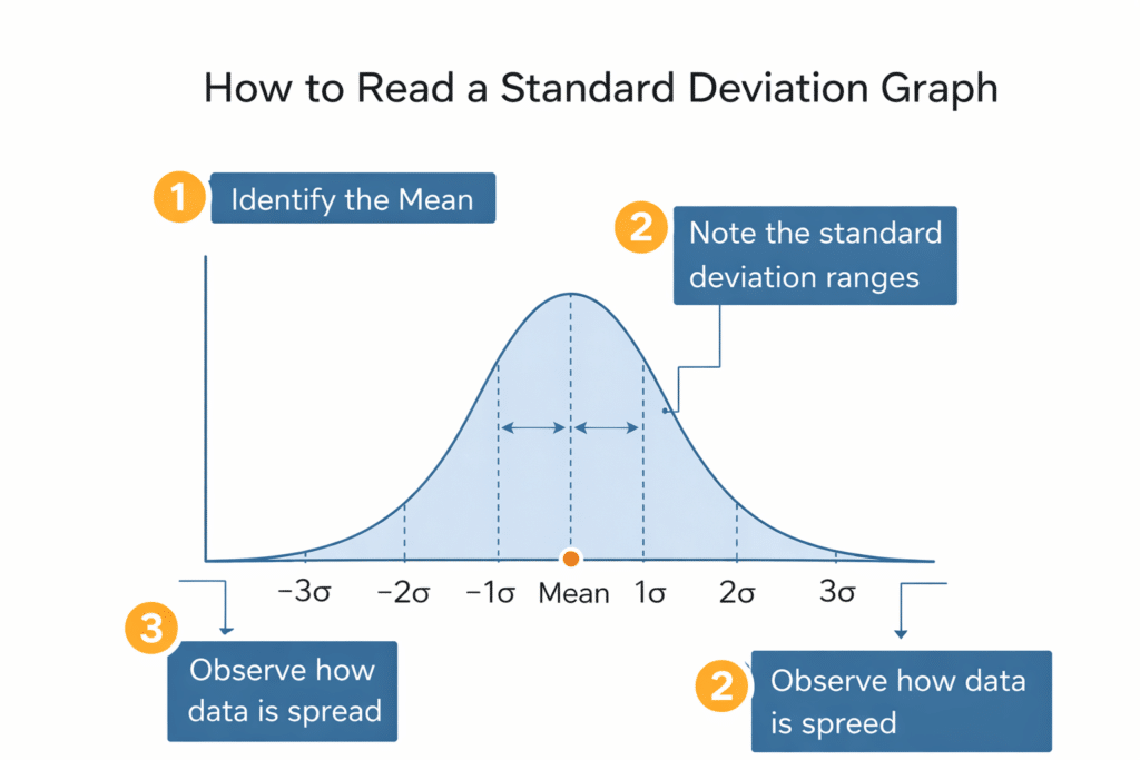 How To Read A Standard Deviation Graph