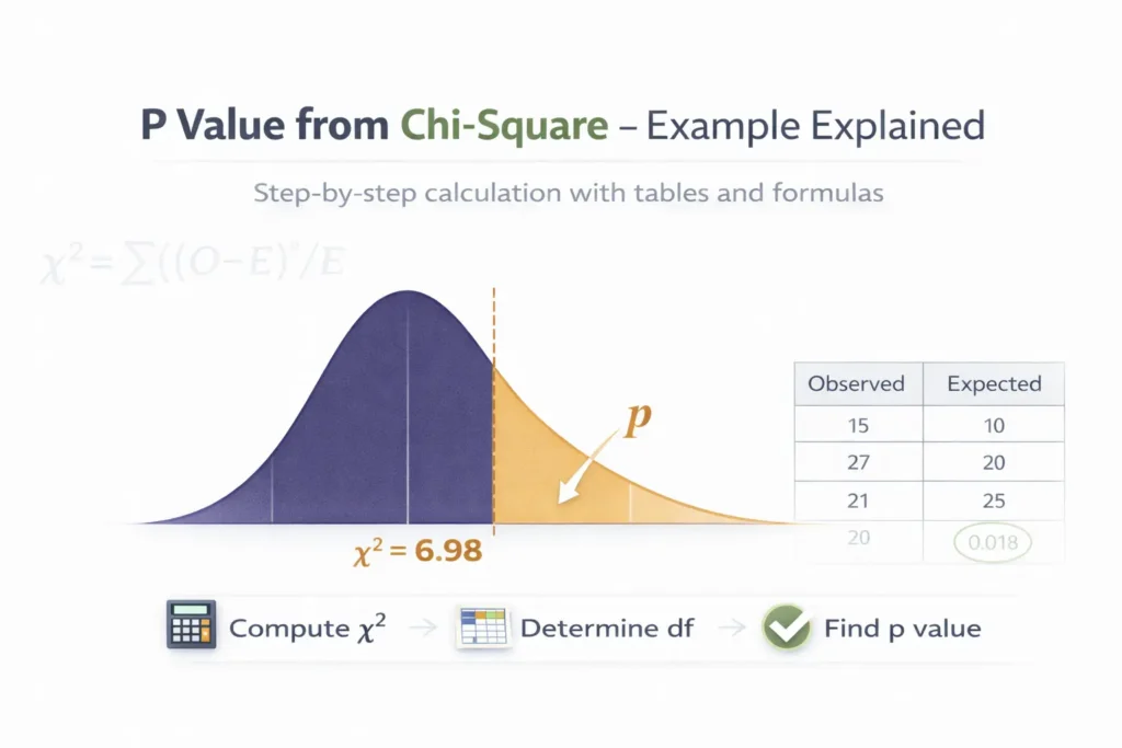 How To Find P Value: Easy Steps, Formula & Examples