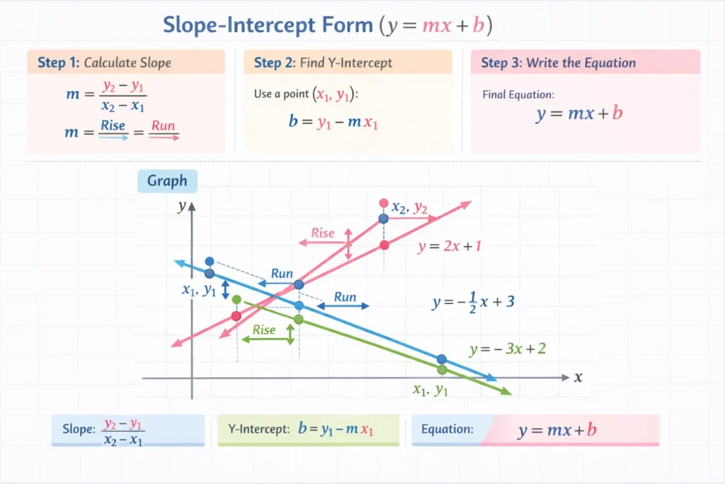 How To Find Slope Intercept Form: A Complete Guide